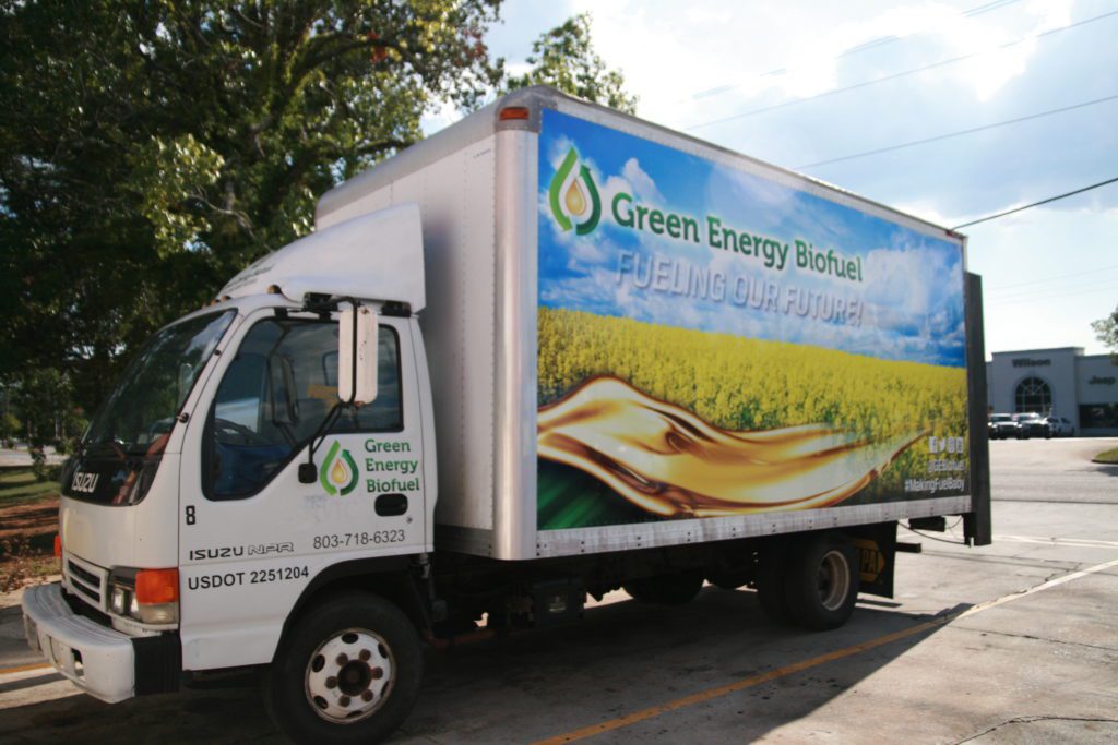 Check out Green Energy's Fleet of Trucks - All Running on BioDiesel